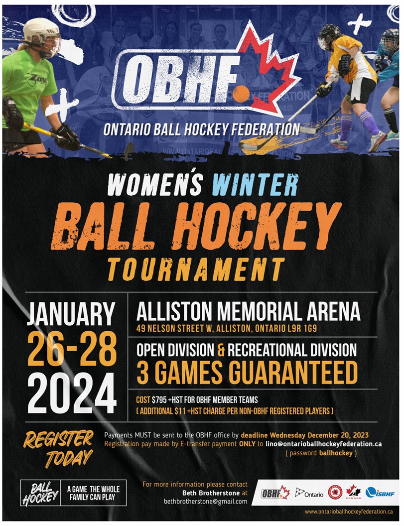News | Ontario Ball Hockey Federation